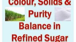 Affination Process in Sugar Refinery with Material balance Calculation
