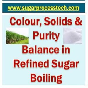 Colour, Solids and Purity Balance of Refinery Sugar Massecuite Boiling
